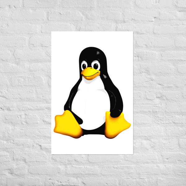Tux the Linux Mascot Poster – The Wits End